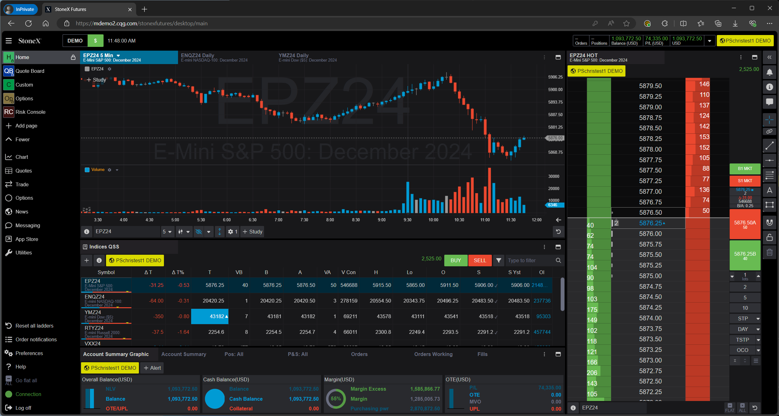 StoneX Futures Trading Platform